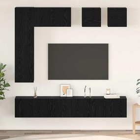 Sestava TV skříněk 8 ks Černý dub Kompozitní dřevo 3393280
