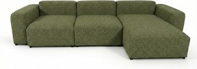 Rohová modulární sedací souprava do L MODINI, 330 cm Barva látky Sorella: Světle šedá (Sorella 84)