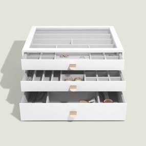 Stackers, Šperkovnice se šuplíky 3 v 1 White Supersize Drawers | bílá 75916