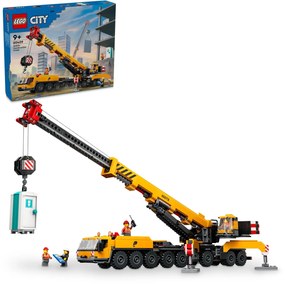 Lego stavebnice lego city 60409 žlutý pojízdný stavební jeřáb