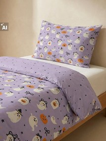 Sinsay - Sada ložního prádla s halloweenským motivem - fialová