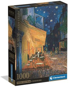 Clementoni - Puzzle 1000 Muzeum Kavárenská terasa V. Gogh