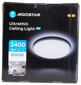 Aigostar - LED Koupelnové stropní svítidlo LED/18W/230V 6500K pr. 30 cm IP44