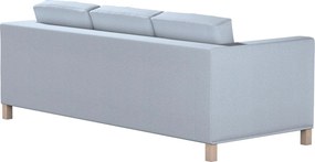 Potah na pohovku IKEA  Karlanda 3-místná nerozkládací, krátký barva modrá látka pletený vzor