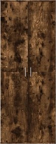 Skříň highboard kouřový dub 70 x 35 x 180 cm kompozitní dřevo 3276662
