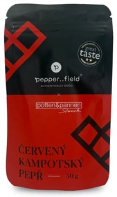 Pepperfield Kampotský pepř červený, 50g DOY-CERVENY-50