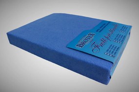 Brotex Froté prostěradlo modré 160x200