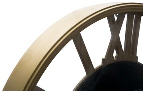 Hnědé kovové nástěnné hodiny Mauro Ferretti Russo, 60 cm