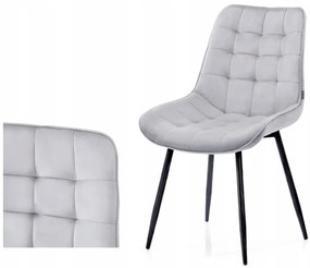 Čalouněná židle,53x43x85,více barev Barva: stříbrná