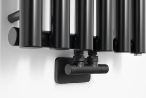 Sapho Pilon otopné těleso 418 x 1800 mm se šesti háčky pro ručník černá mat IZ132T