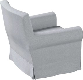 Potah na křeslo IKEA Ektorp Jennylund barva šedá látka pletený vzor