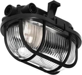 Stropní venkovní svítidlo Adviti SOTOA E27, max. 15W, IP54, černá