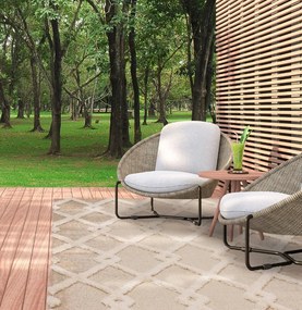 Tribeca Design Kusový koberec Mola Beige/Cream Diamond Rozměry: 160x230 cm