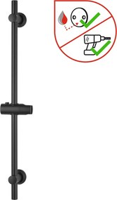 baliv Sprchová tyč černá matná DST-70.21