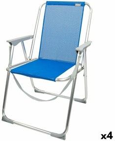 Skládací židle Aktive Gomera, Modrá 44 x 76 x 45 cm (4 kusy)