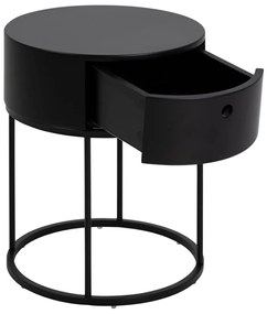 Noční stolek Polo černý