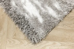 Koberec Shaggy Puffy P387 šedý / antracitový