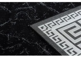 Dywany Luszczow Kusový koberec GLOSS 2813 87, rám, řecký černý / šedá Rozměr koberce: 280 x 370 cm