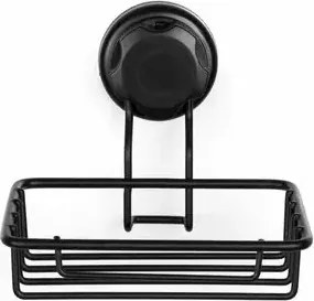 Compactor Bestlock Black Držák na mýdlo/houbu s přísavkou černá / bez