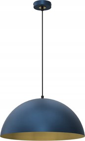 Závěsná lampa Beta Navy Blue/gold 1xE27 45 cm