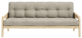 Béžová rozkládací pohovka 204 cm Grab - Karup Design