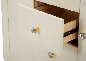 Designová komoda Pembroke 120 cm bílá