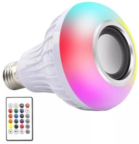 Zaparkorun LED RGB barevná žárovka s Bluetooth reproduktorem