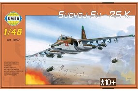 Plastikový model směr model kit 0857 letadlo – suchoj su-25 k