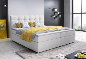 Čalouněná postel boxspring GLOS, 160x200, sawana 05 + topper