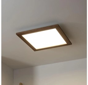Brilagi - LED Stmívatelné svítidlo SLIMFRAME WOOD LED/36W/230V 49,5x49,5 cm + DO