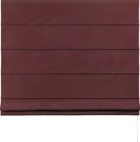 Římská roleta Capri barva červená látka lesklé, sametová