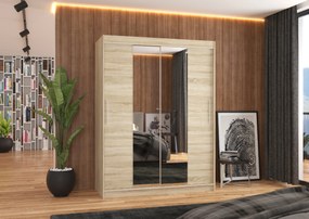 ADRK Furniture Skříň posuvná se zrcadlem INESS 150 ADRK-SW-INE-S-150