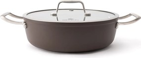 Elmich Nepřilnavá keramická hluboká pánev Zen Ø 28 cm - hnědá
