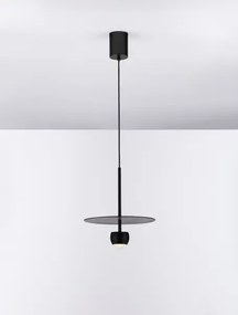 LED černé designové svítidlo Edem
