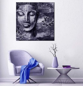 Energetický obraz Buddha Blue Velikost (šířka x výška): 40x40 cm