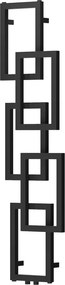 Mexen Grid, dekorativní koupelnový radiátor 1360 x 390 mm, 349 W, černá, W215-1360-390-00-70