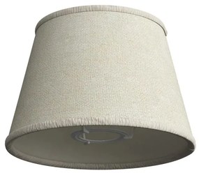 creative cables Textilní stínidlo impero pro objímku E27 pro stolní nebo nástěnné lampy Barva komponentu: Světlá juta