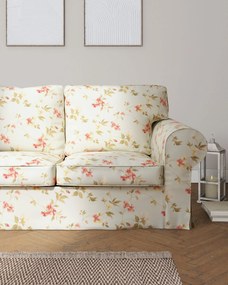 Potah na pohovku IKEA  Ektorp 3-místná, nerozkládací barva vícebarevná látka vzorované