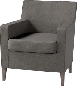 Potah na křeslo IKEA Karlstad barva šedá látka pletený vzor