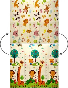 CH Dětská oboustranná podložka Animals 180x200