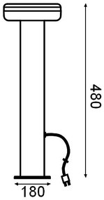Ledvance - LED Venkovní lampa MARI LED/4W/12V IP44