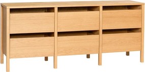 Komoda v dekoru dubu v přírodní barvě 150x65x40 cm Forma – Hübsch