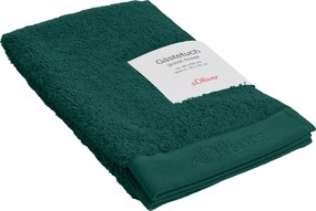 XXXLutz RUČNÍK PRO HOSTY, 30/50 cm, tmavě zelená S. Oliver - Ručníky na ruce - 003252011214