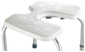 Stolička do sprchy Wenko Hygienic Stool White, 53 x 46 cm