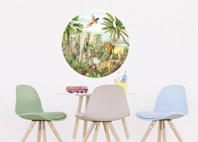 Samolepící vliesová fototapeta na zed' Zvířata Divočiny | 70 x 70 cm | DCR3243