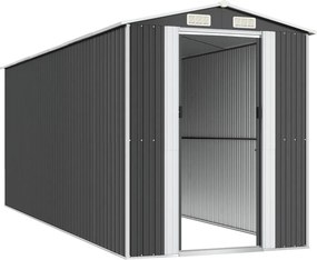 Zahradní kůlna antracitová 192 x 523 x 223 cm pozinkovaná ocel 3147453