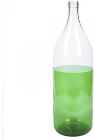 Láhev HOME MADE - green bottom - QUBUS - čirá, zelená, sklo