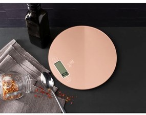 BERLINGERHAUS Váha kuchyňská digitální kulatá 5 kg Rosegold Metallic Line BH-9428