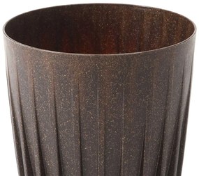 Květináč STRIPPED ECO VI 25 cm kávově hnědý