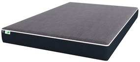 Mattress Natura ECONOMY OXFORD LEN PROFIL 10 H2/H3 200 x 160 cm, prošívaný šedo-černý trvanlivý potah Oxford Len s vodoodpudivou úpravou Air Space 3D boční strana